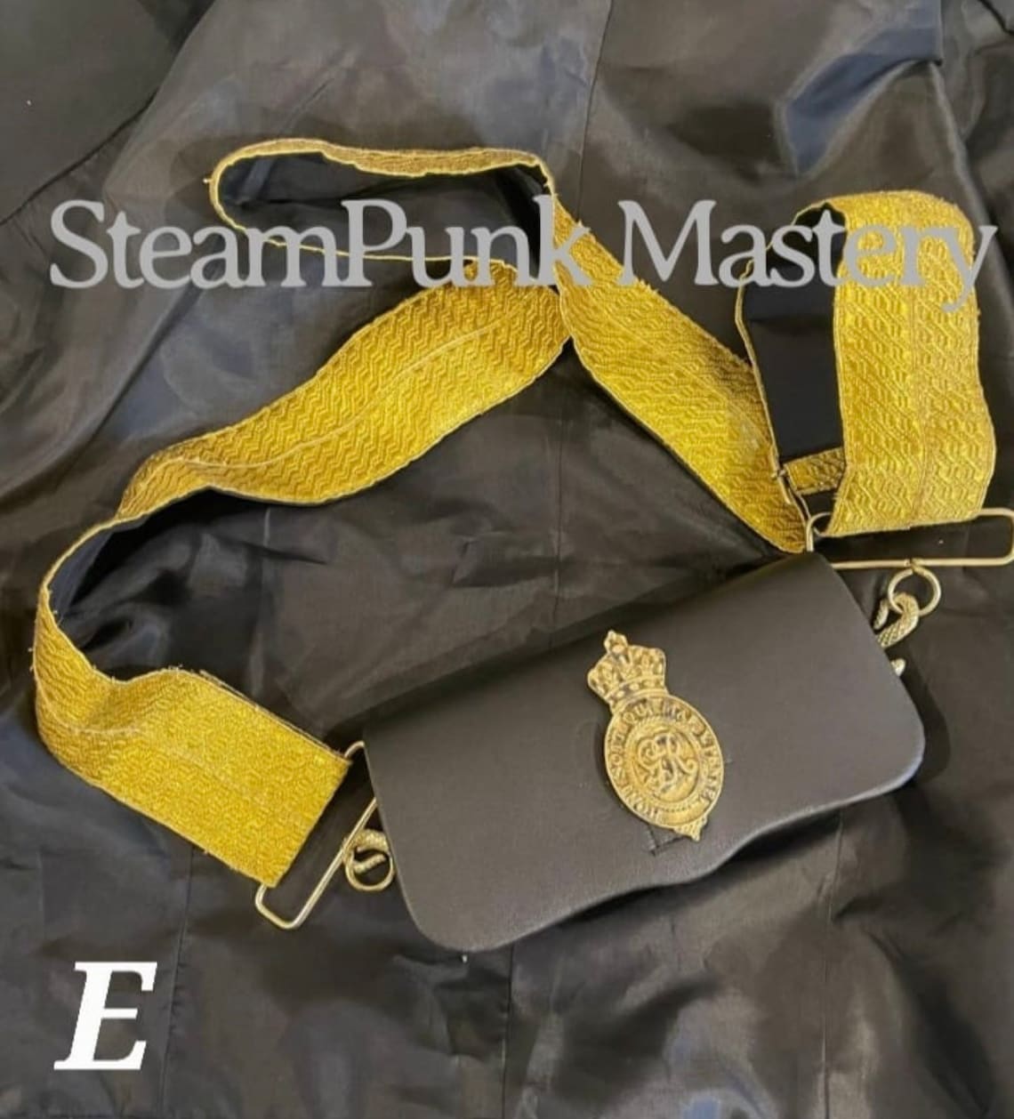 Ceremonial Military Officers Cross Chest Belt & Black Leather - Etsy