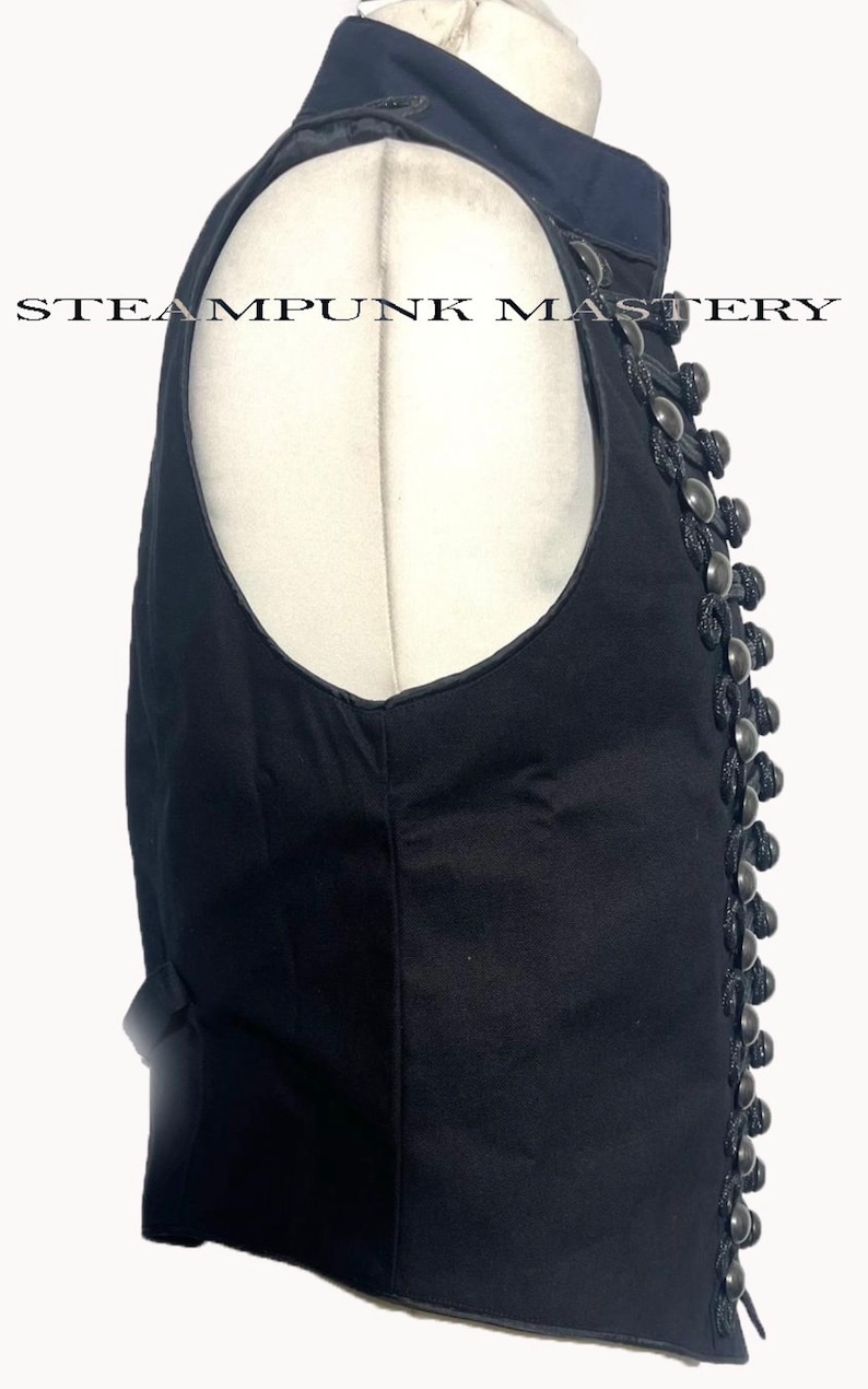 Brunswick Hussar 1809 Repo Waistcoat With Black Polished Brass Buttons ...