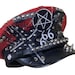 Gothic Punk Red Military Hat With Patches,studs 56,57,58,59,60cm - Etsy