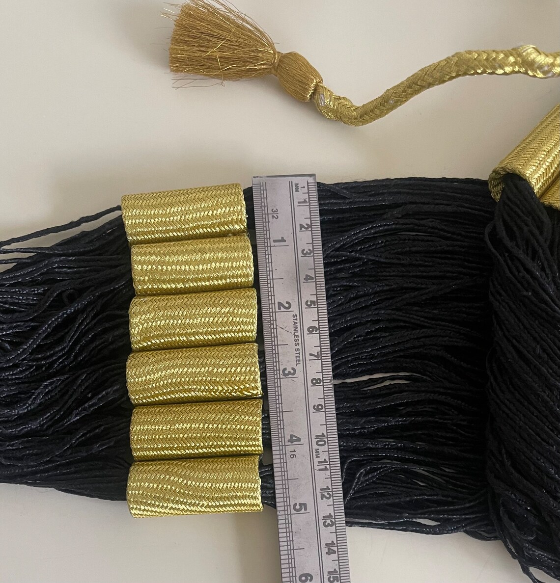 6 Rows of Victorian Hussard Barrel Gold Ropes Sash With Red Barrels - Etsy