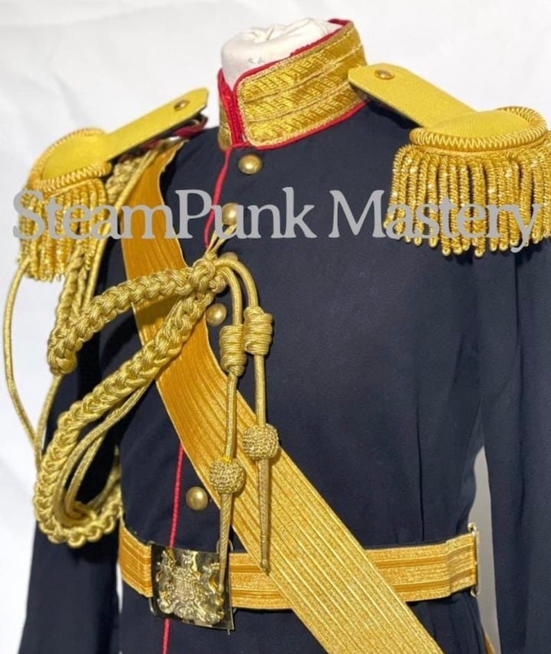 Victorian Diplomatic Uniform 5pcs Black/red Ceremonial Officer Jacket ...