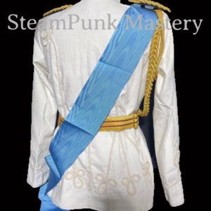 8 Pcs ( Jacket + 7 Accessories) All White Officers Braiding Hussar ...