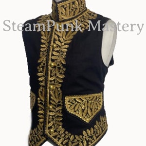 Historically Inspired Napoleon’s Style Oak Leaf Golden Embroidery ...