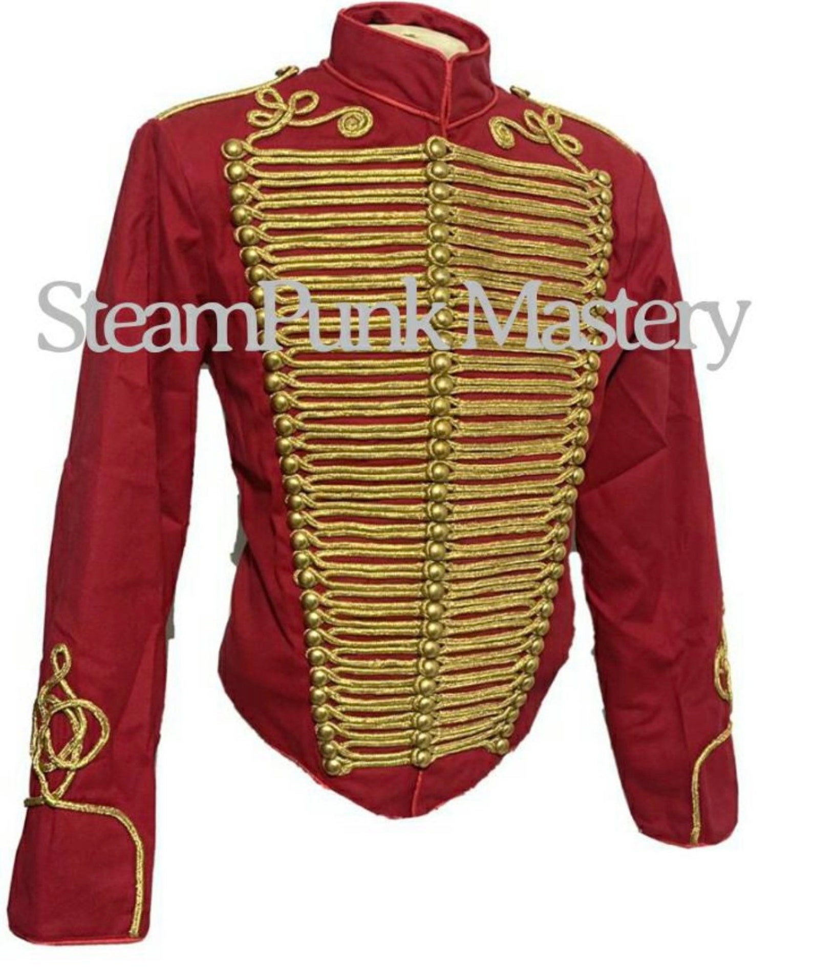 Men's Ceremonial Gold Braiding Hussar Jacket in | Etsy