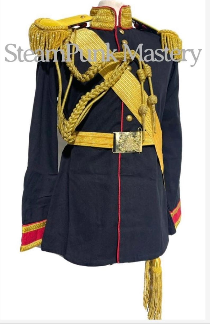 Victorian Diplomatic Uniform 5pcs Black/red Ceremonial Officer Jacket ...