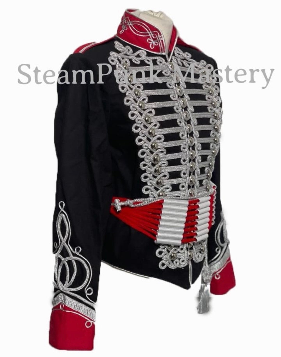 1813 Prussian 2nd Life Hussar Jacket Complete With Waist Barrel Sash ...