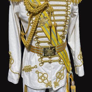 Gold Braided Hussar Uniform: Jacket, Pant & Accessories - Custom Size ...