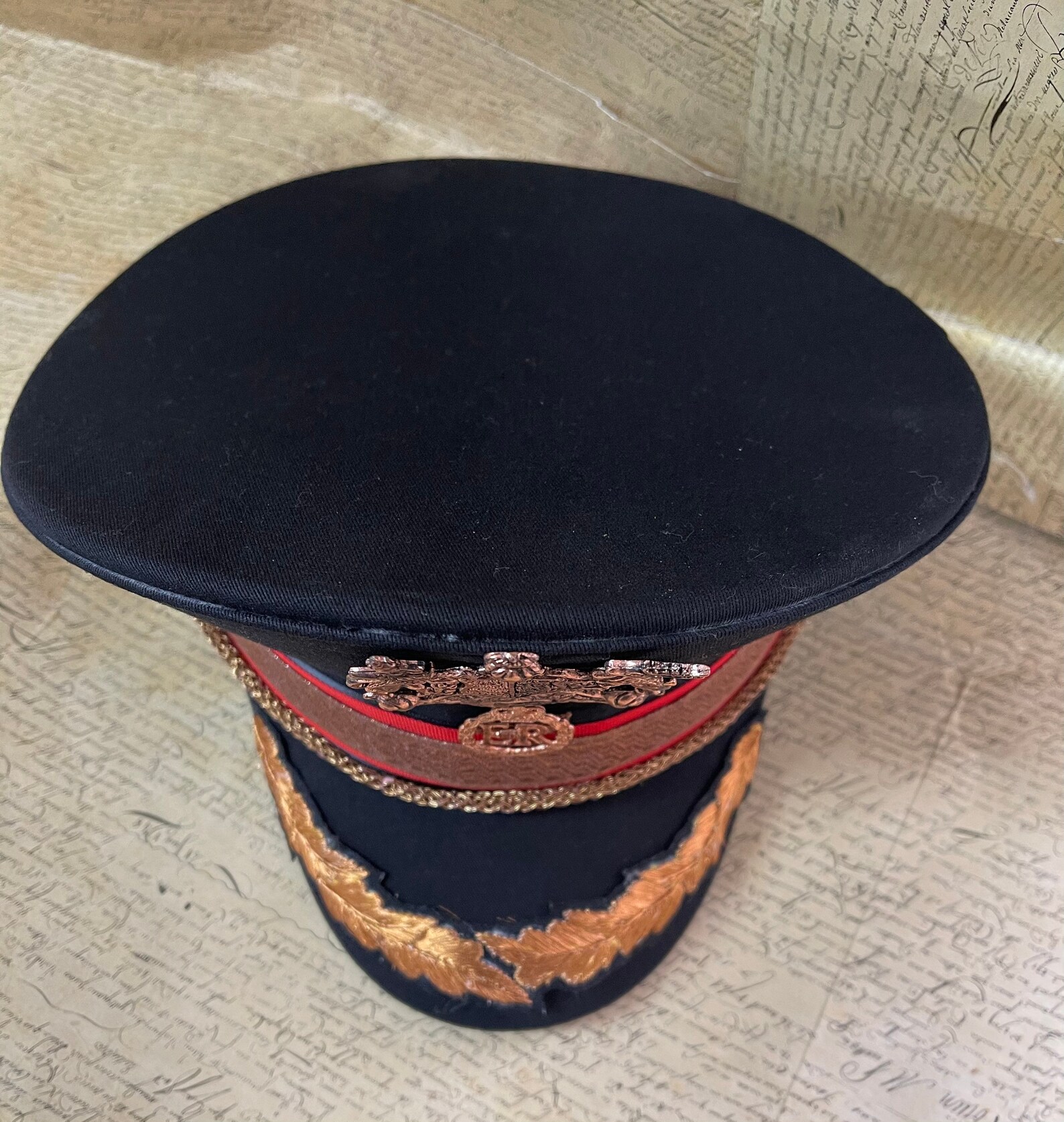 Hussar Black Military Hat With 2 Copper Badges Details in - Etsy