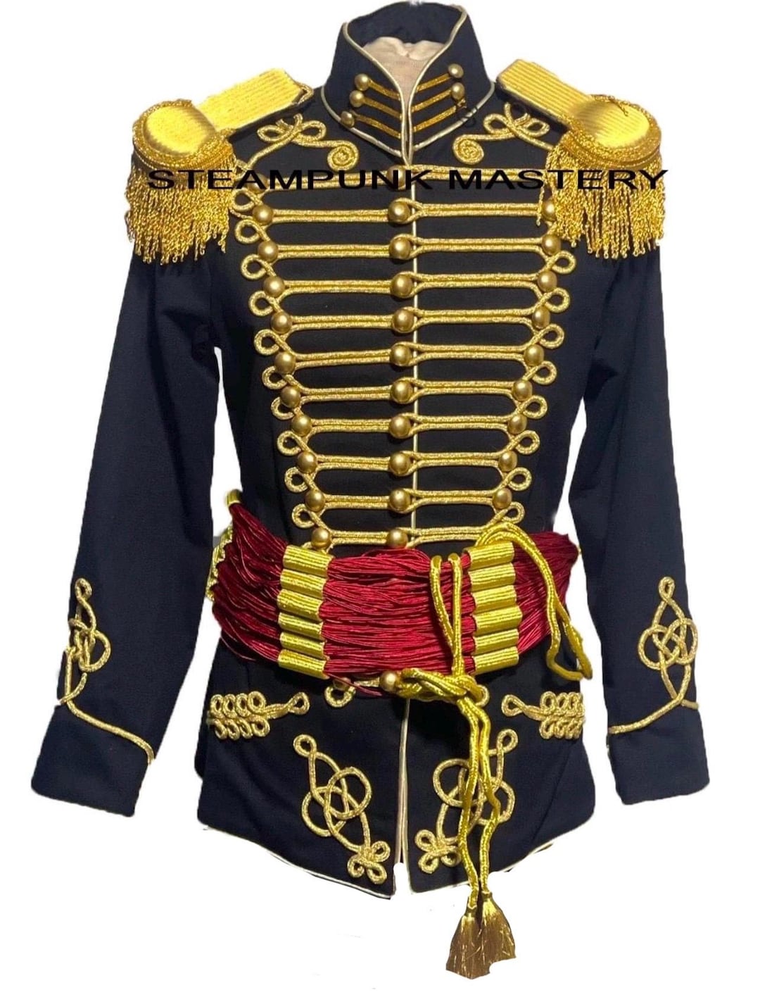 Ceremonial Officers Hussar Jacket With Shoulder Accessories and Self ...