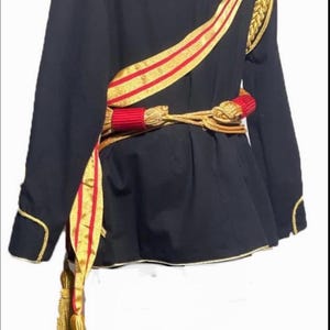Royal Ceremonial Officer Jacket With Shoulder Accessories Heavy Corded ...