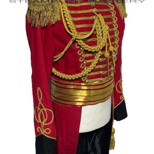 Ring Master Tail Coat With Shoulder Accessories & Self Tie Waist Sash ...