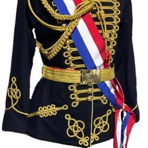 5 Pcs Ceremonial Officer Jacket With Shoulder Accessories Belt and ...