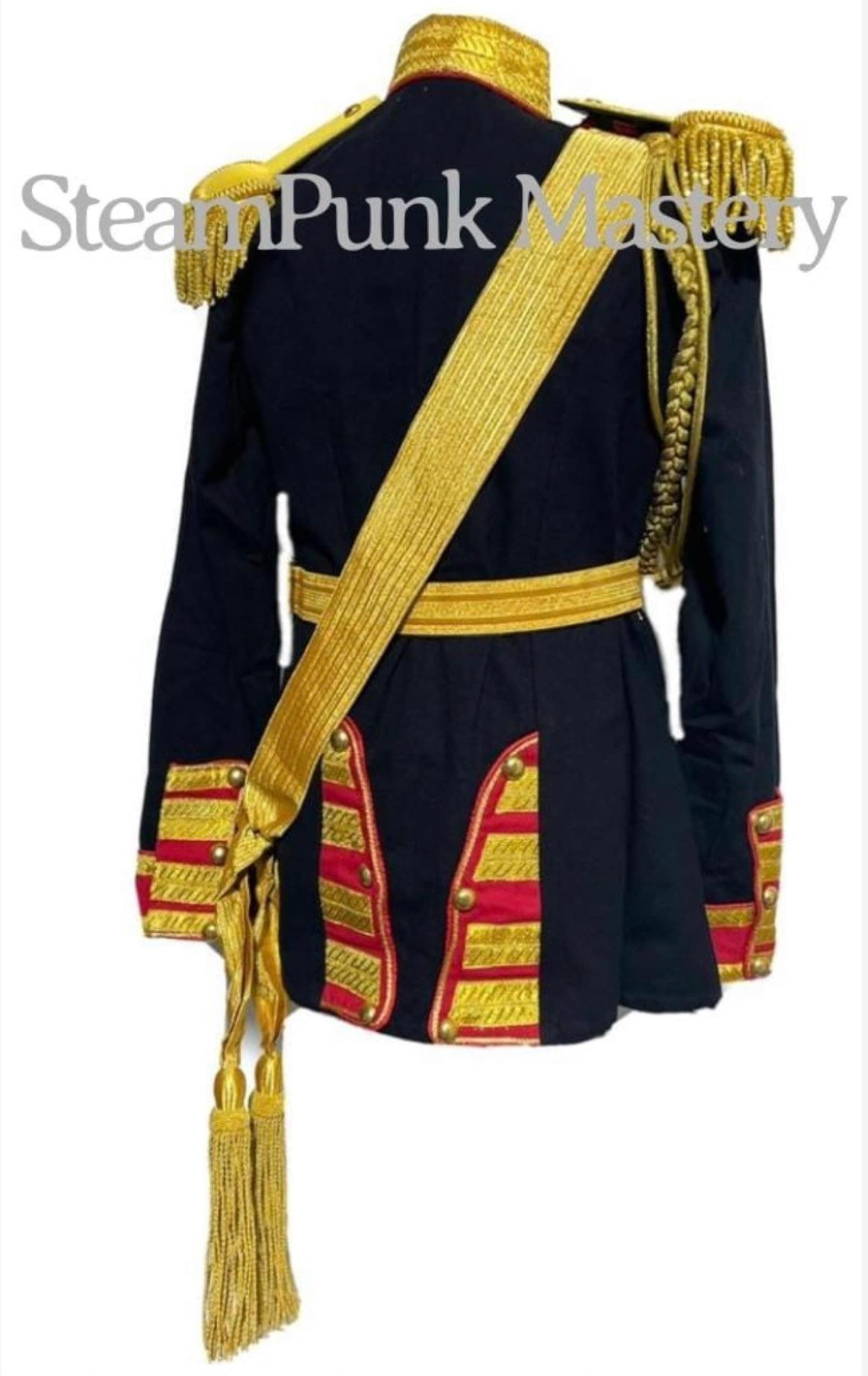 Victorian Diplomatic Uniform 5pcs Black/red Ceremonial Officer Jacket ...