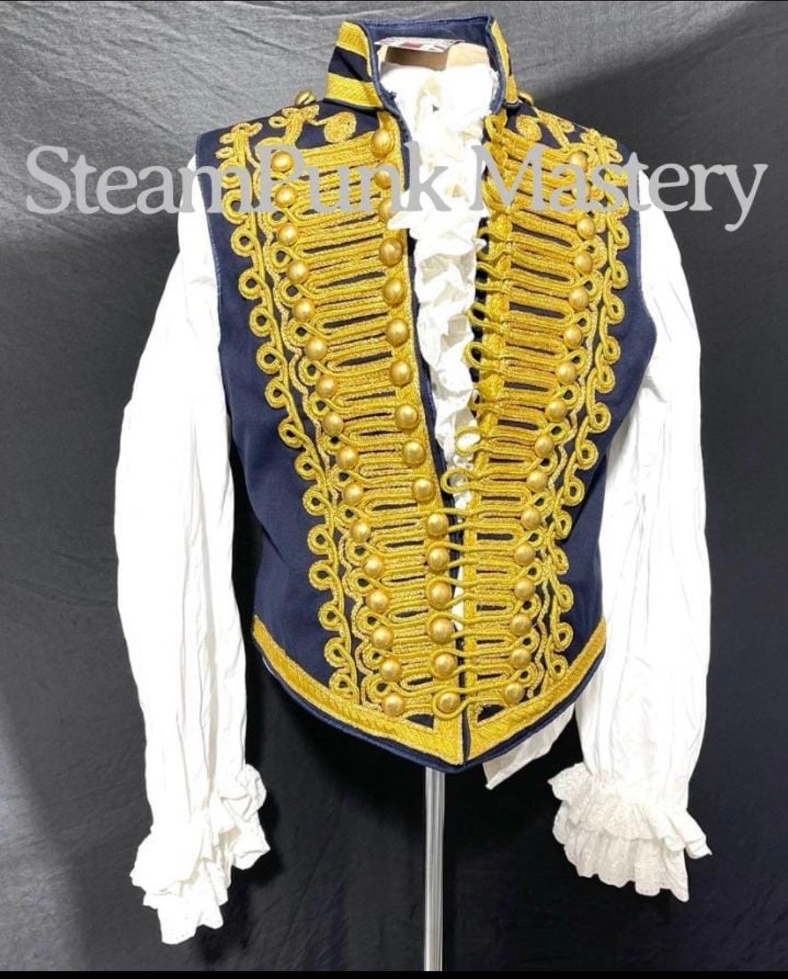 2pc Outfit Ceremonial Military Army Navy With Gold Braiding - Etsy