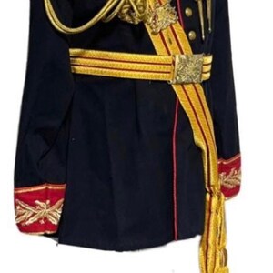 Royal Ceremonial Officer Jacket With Shoulder Accessories Belt and ...