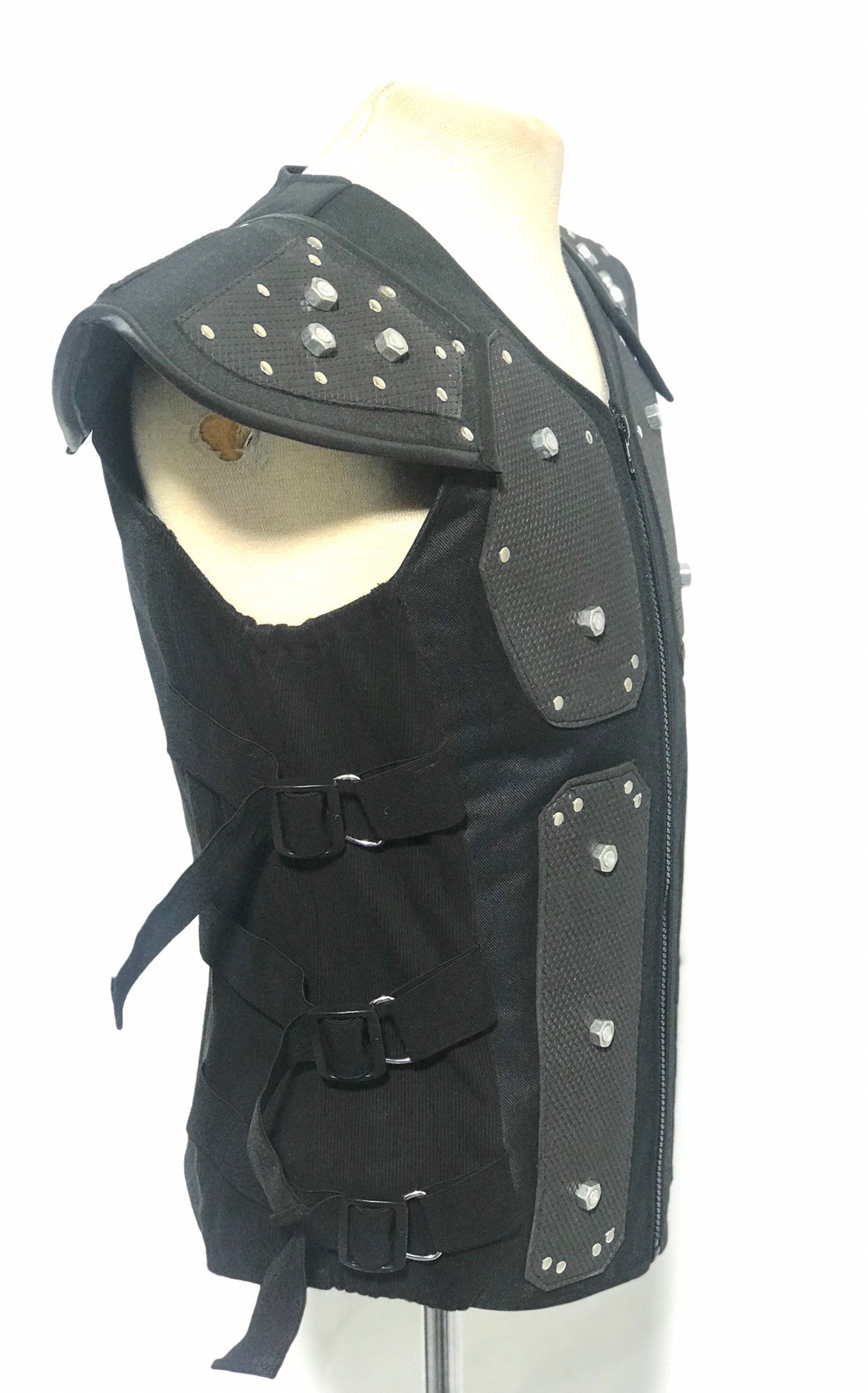 Industrial Madmax Cosplay Rubber With Metal Bolts Body Armour | Etsy