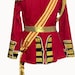 Red British Royal Jacket With Shoulder Accessories Lion Head Buckle ...