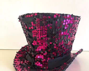 Hot Pink Top Hat - Etsy