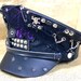 Gothic Punk Black Military Hat With Patches,studs 56,57,58,59,60cm - Etsy UK