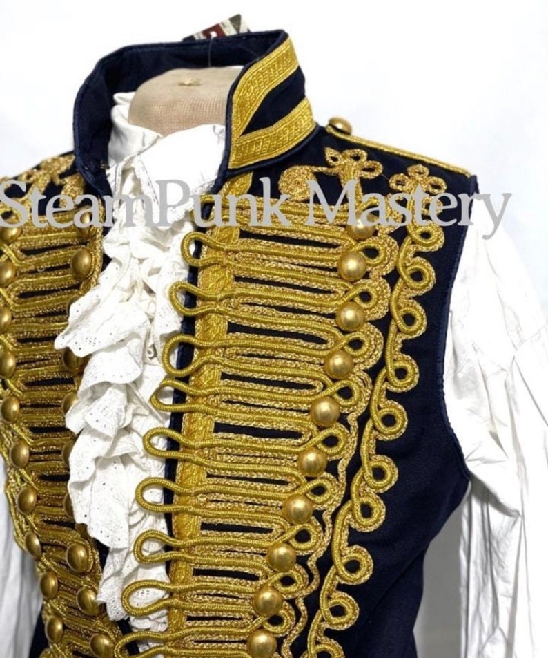 2pc Outfit Ceremonial Military Army Navy With Gold Braiding - Etsy