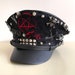 Goth Punk Black Military Hat With Patches,studs 56,57,58,59,60cm - Etsy