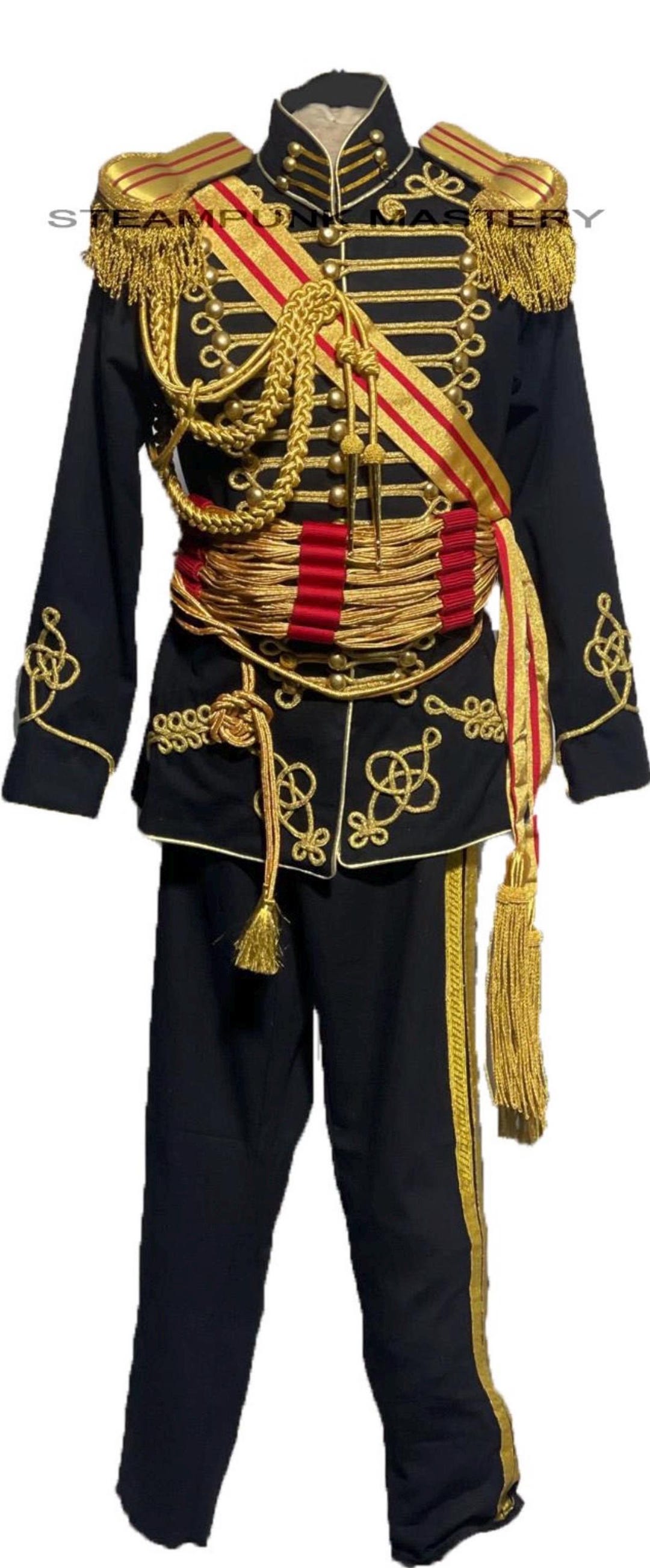 6pcs Ceremonial Hussar Officers Complete Suit With Front Fall Pants ...