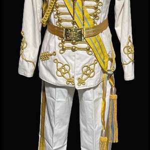 Gold Braided Hussar Uniform: Jacket, Pant & Accessories - Custom Size ...