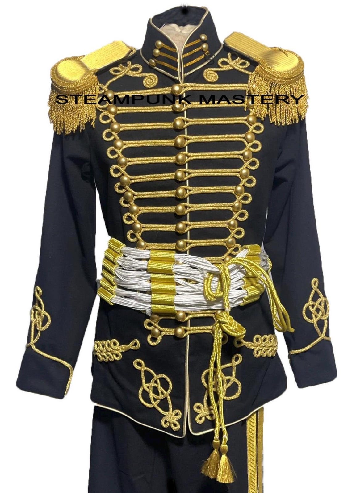 Ceremonial Officers Hussar Jacket With Shoulder Accessories and Self ...