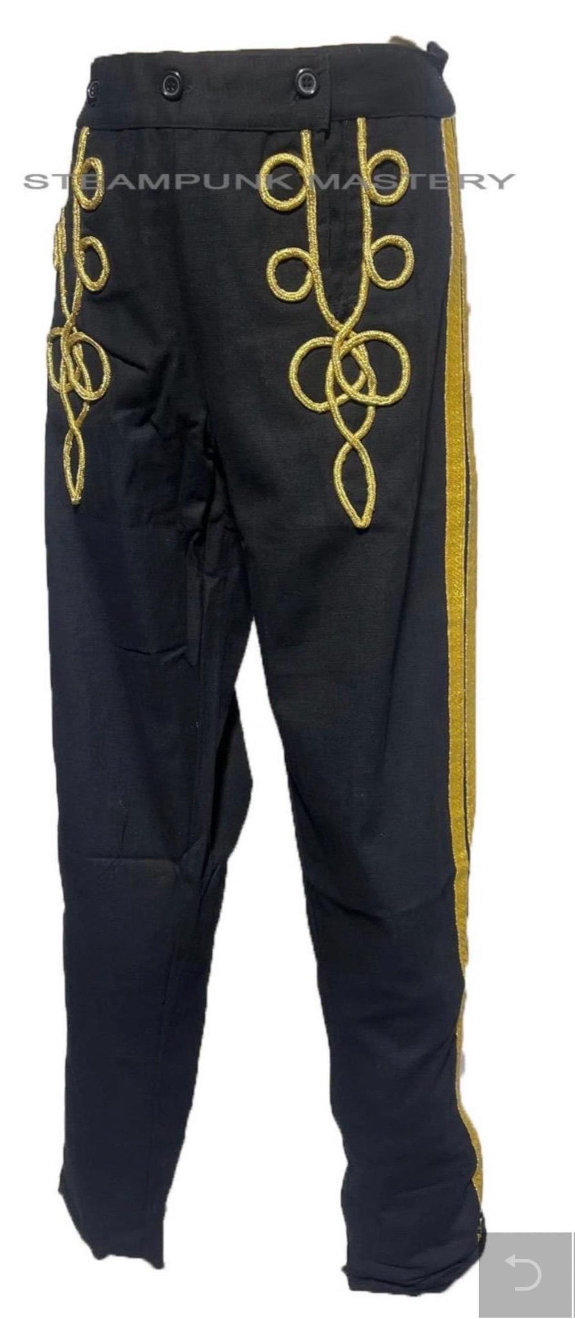Ceremonial Hussar Officer Suit: Gold Braided Jacket, Sash & Pants - Etsy