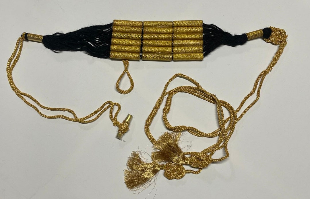Black Hussar General Barrel Sash With Silver & Gold Ropes Details It’s ...