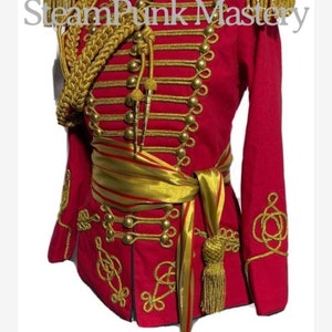 4pcs Outfit Redesign Braiding Hussar Jacket With Shoulder Accessories ...
