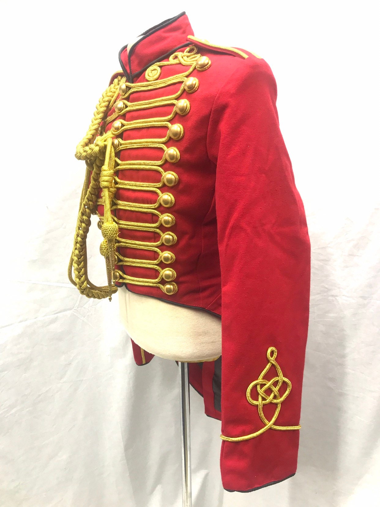 Ring Master Hussar Red Tail Coat With Aiguillette to Fit Chest Size 34 ...