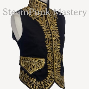 Historically Inspired Napoleon’s Style Oak Leaf Golden Embroidery ...