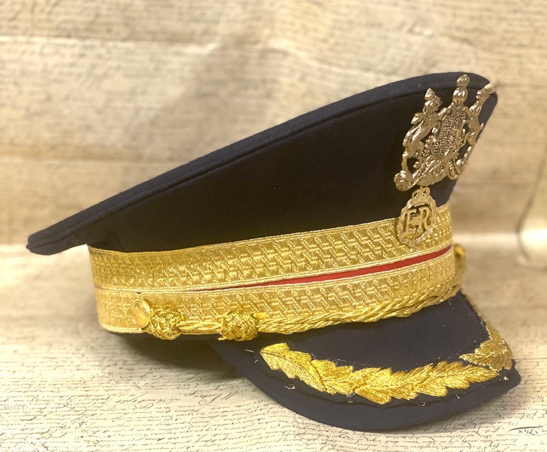 Hussar Black Military Hat With 2 Brass Badges Details in - Etsy