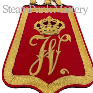 Brunswick Hussars Reg 17 Officers Flap Embroidered Pouch Sabretache Bag ...