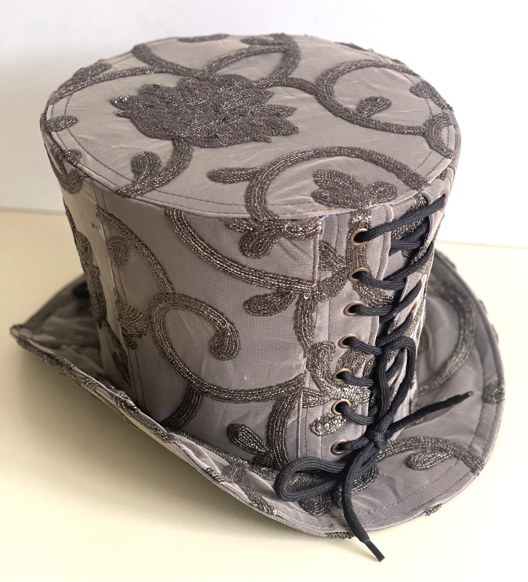 Elegant Steampunk Gothic Hand Made Top Hat in 57cm - Etsy