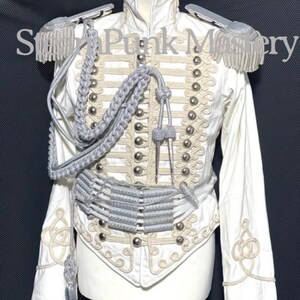 Hussars Natural White Jacket With 3 Accessories Eppaulates , Barrel ...