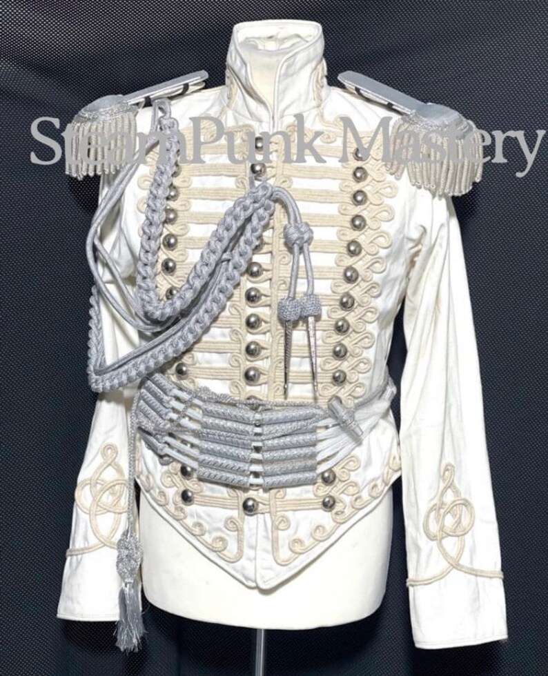 Hussars Natural White Jacket With 3 Accessories Eppaulates , Barrel ...