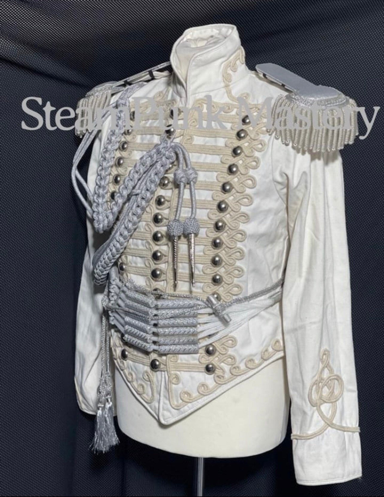 Hussars Natural White Jacket With 3 Accessories Eppaulates , Barrel ...