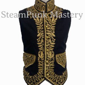 Historically Inspired Napoleon’s Style Oak Leaf Golden Embroidery ...