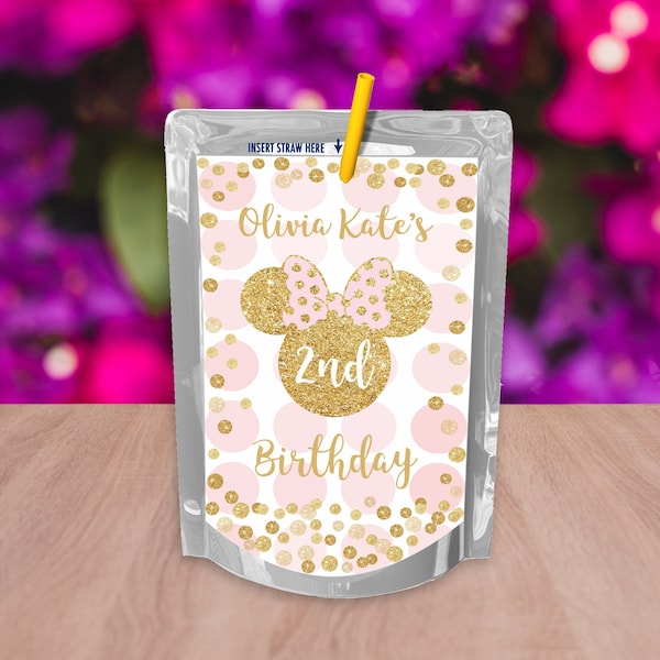 Minnie Mouse Labels - Etsy