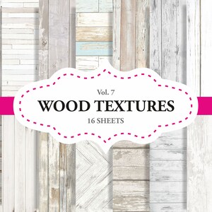 WHITE WOOD TEXTURE Paper, Rustic Wood Digital Paper, Scrapbook Wood ...