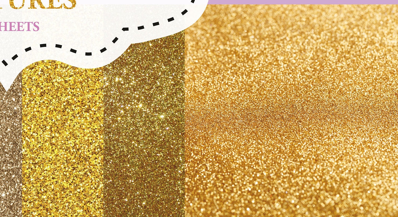 GOLD GLITTER Digital Paper Gold Foil Paper Scrapbook Gold | Etsy
