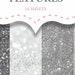 SILVER GLITTER Digital Paper Silver Foil Paper Scrapbook - Etsy