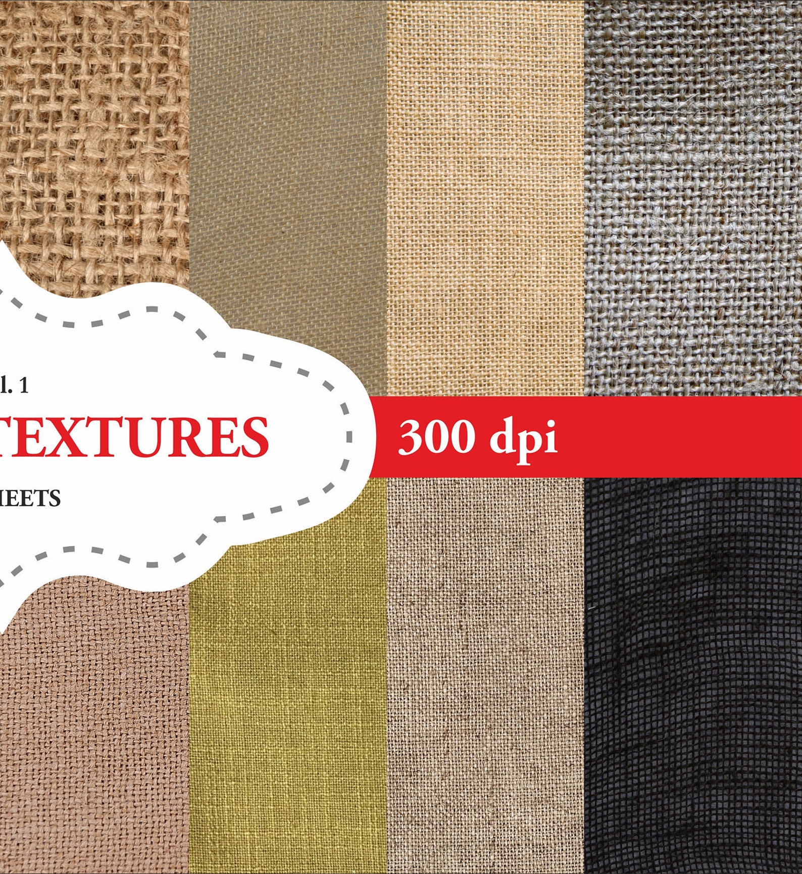 BURLAP Digital Paper Fabric Burlap Textures Scrapbook Burlap - Etsy