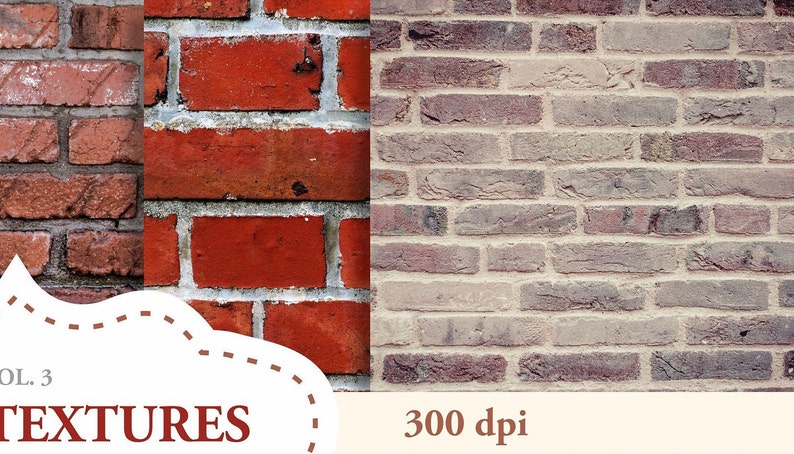 RED BRICKS TEXTURE Digital Paper Rustic White Bricks Paper - Etsy
