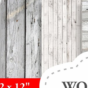 WHITE WOOD TEXTURE Paper, Rustic Wood Digital Paper, Scrapbook Wood ...
