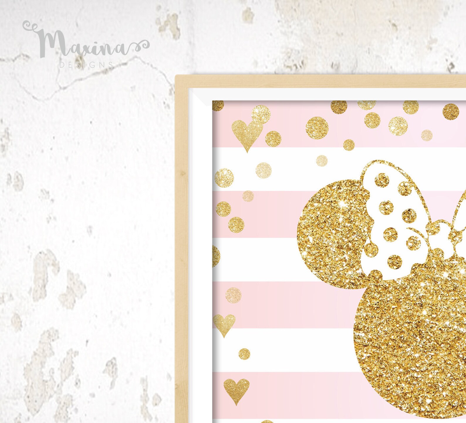 Minnie Mouse Sign Template Editable Sign Minnie Mouse Poster - Etsy
