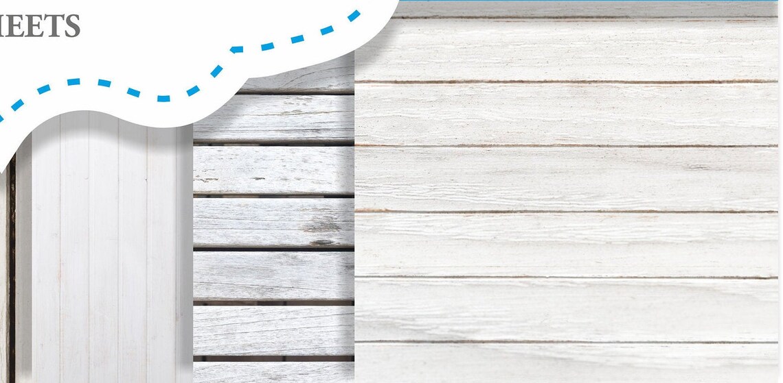 WHITE WOOD TEXTURE Paper Rustic Wood Digital Paper Scrapbook - Etsy