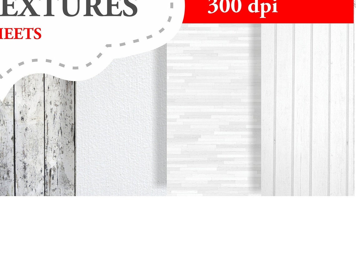 WHITE WOOD TEXTURE Paper Rustic Wood Digital Paper Scrapbook - Etsy